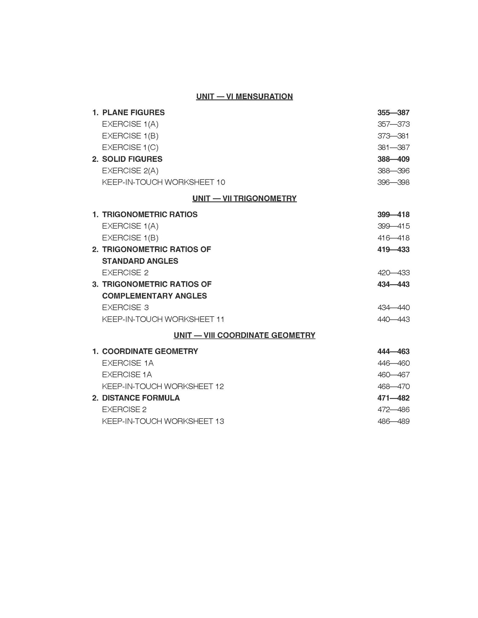 Arun Deep's Self-Help to I.C.S.E. Mathematics 9 (Solutions of Das Gupta ...