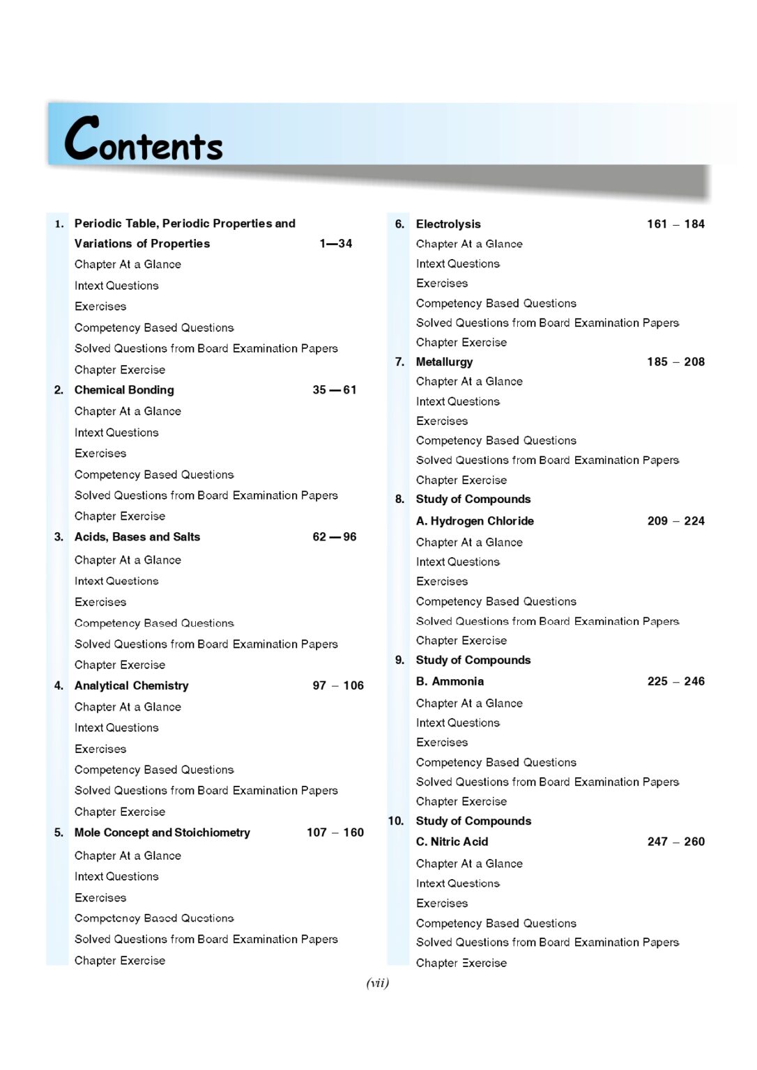 Arun Deep’s Self-Help To ICSE Chemistry Class 10 (2026–27 Revised Edition) | Concise Chemistry ...