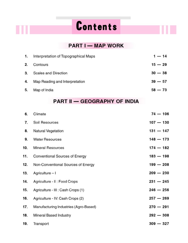 Arun Deep’s Self-Help To ICSE Geography Class 10 (2026–27 Revised Edition) | Map Work, India ...