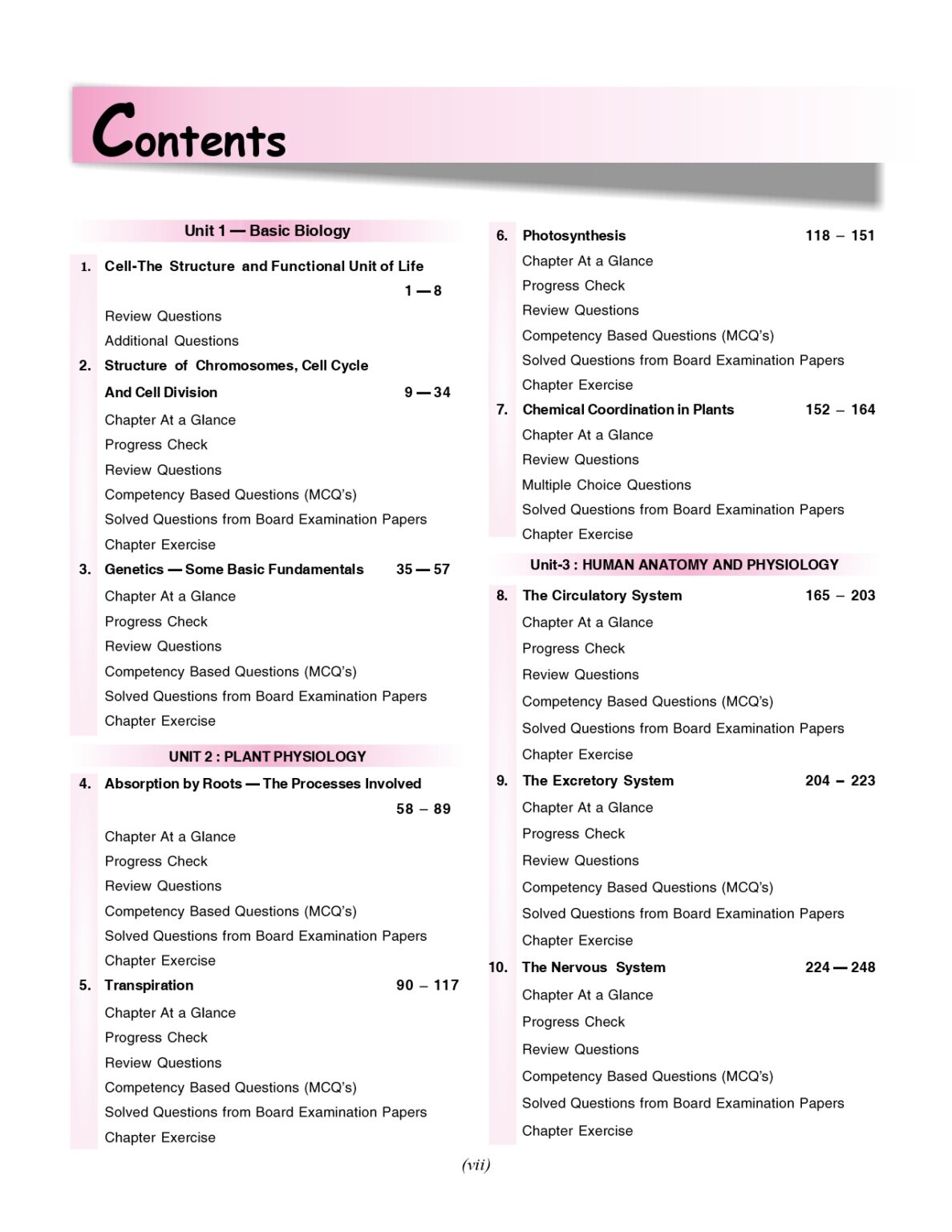 Arun Deep’s Self-Help To ICSE Biology Class 10 (2026–27 Revised Edition) | Concise Biology ...