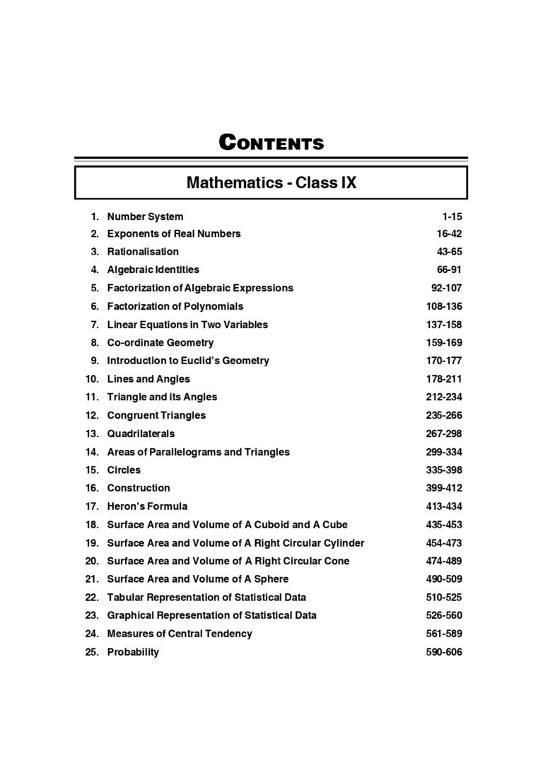 Arundeep Self-Help to CBSE Mathematics Class 9 (2026–2027) Solutions of ...