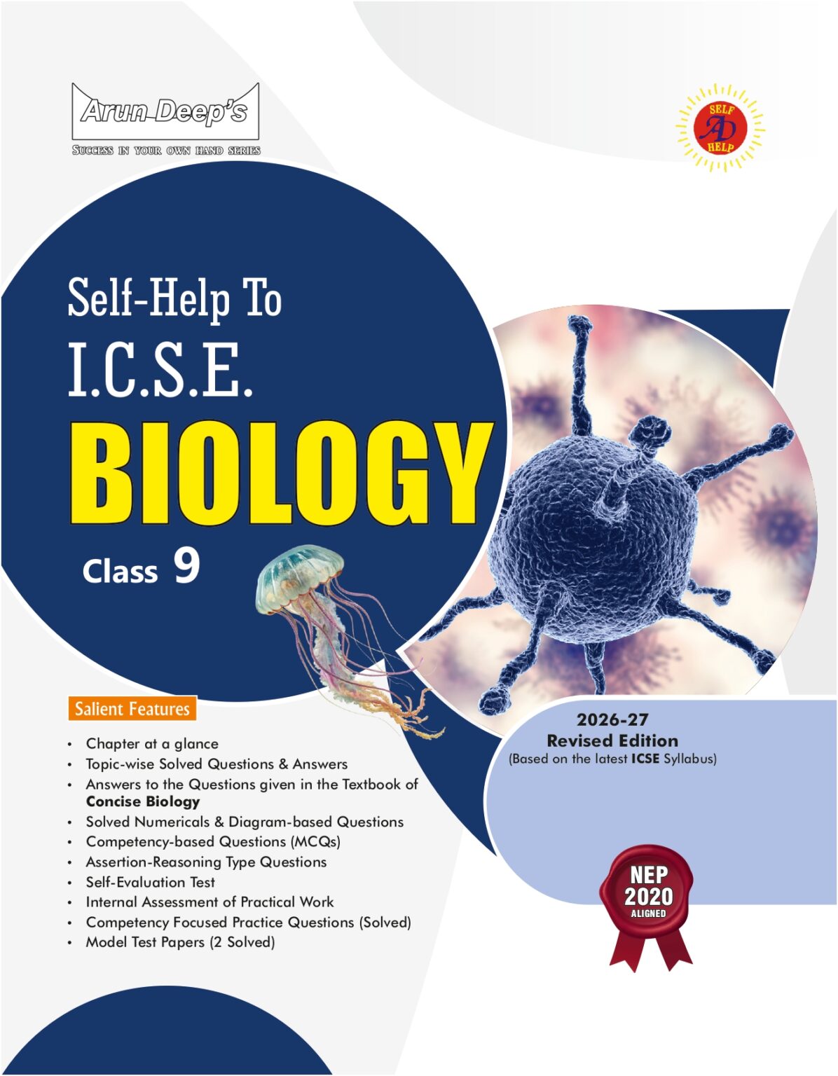 Arundeep Self-Help to ICSE Biology Class 9 (2026–2027 Revised Edition ...